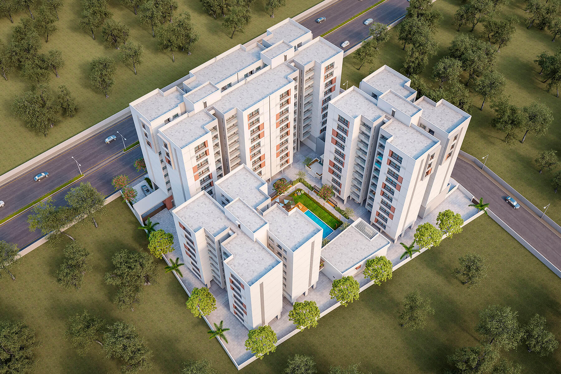 Ultima Crest Apartment for Sale in narayan vidyalaya road, Vadodara